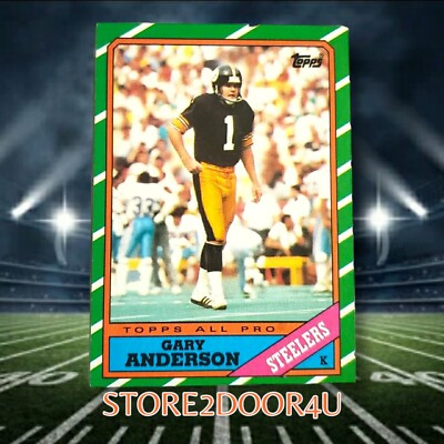 1986 Topps ALL PRO #287 Gary Anderson Pittsburgh Steelers. | eBay