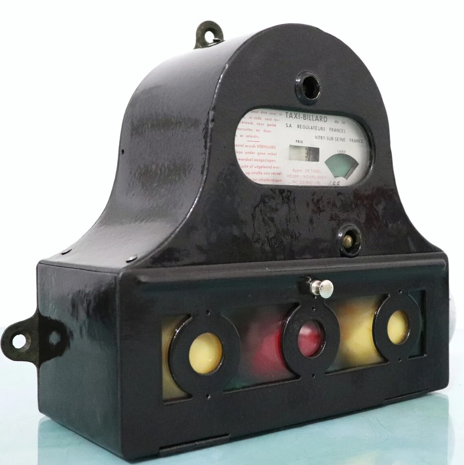 KIENZLE Mantel Wall Mechanical BILLIARD Clock SUPER RARE Vintage 1950s ...