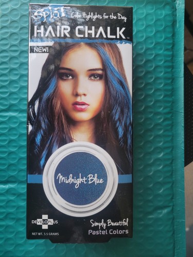 Splat Hair Chalk Color Highlights for the Day Midnight Blue 3.5 g New ...