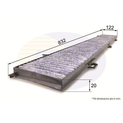 For BMW 3 Series E90 330i Comline Activated Carbon Cabin Pollen Air ...