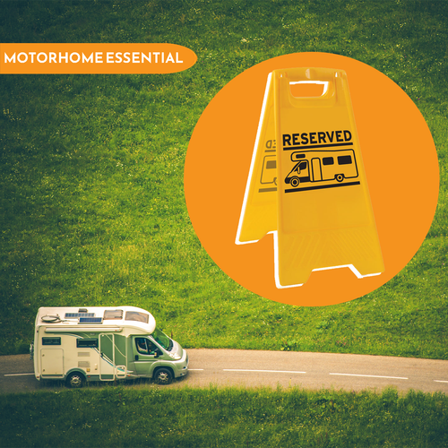 Xtremeauto Motorhome / Camper Pitch Reserved Sign A Board Sign Keep ...