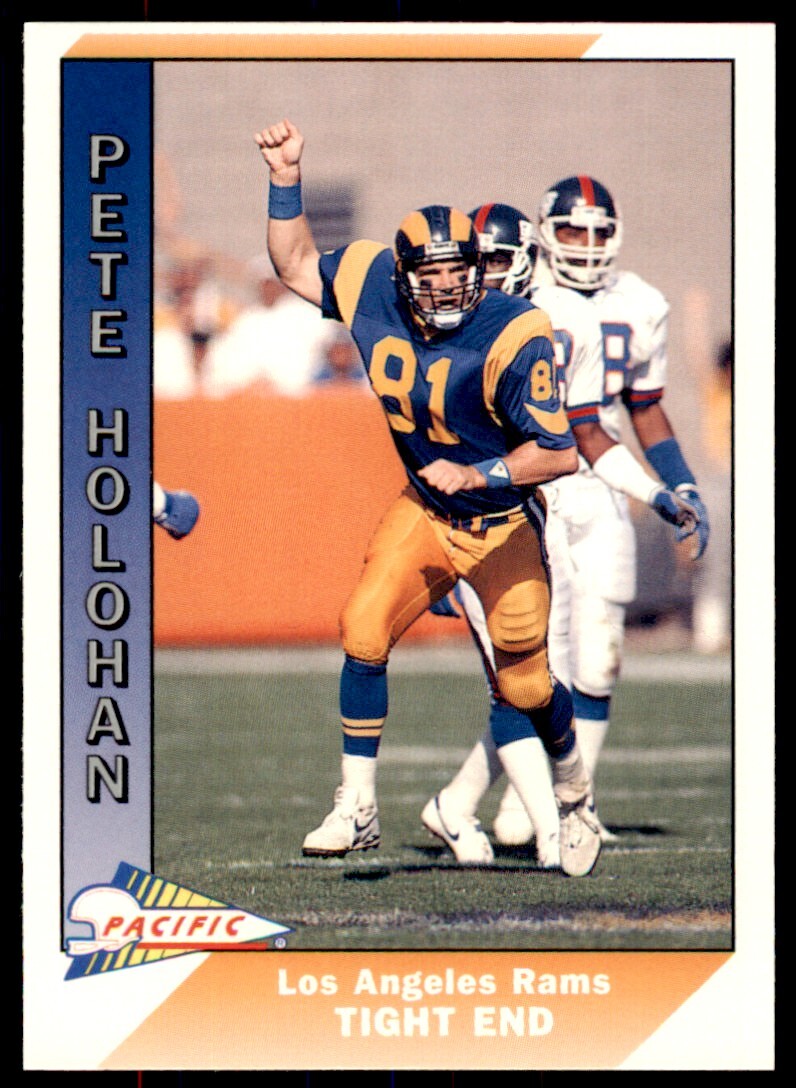 1991 Pacific Pete Holohan . Los Angeles Rams #254 | eBay