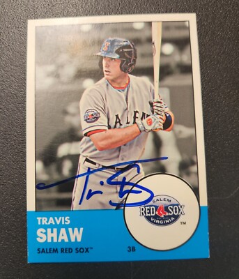 Travis Shaw Autograph Signed 2012 Topps Heritage Boston Red Sox | eBay