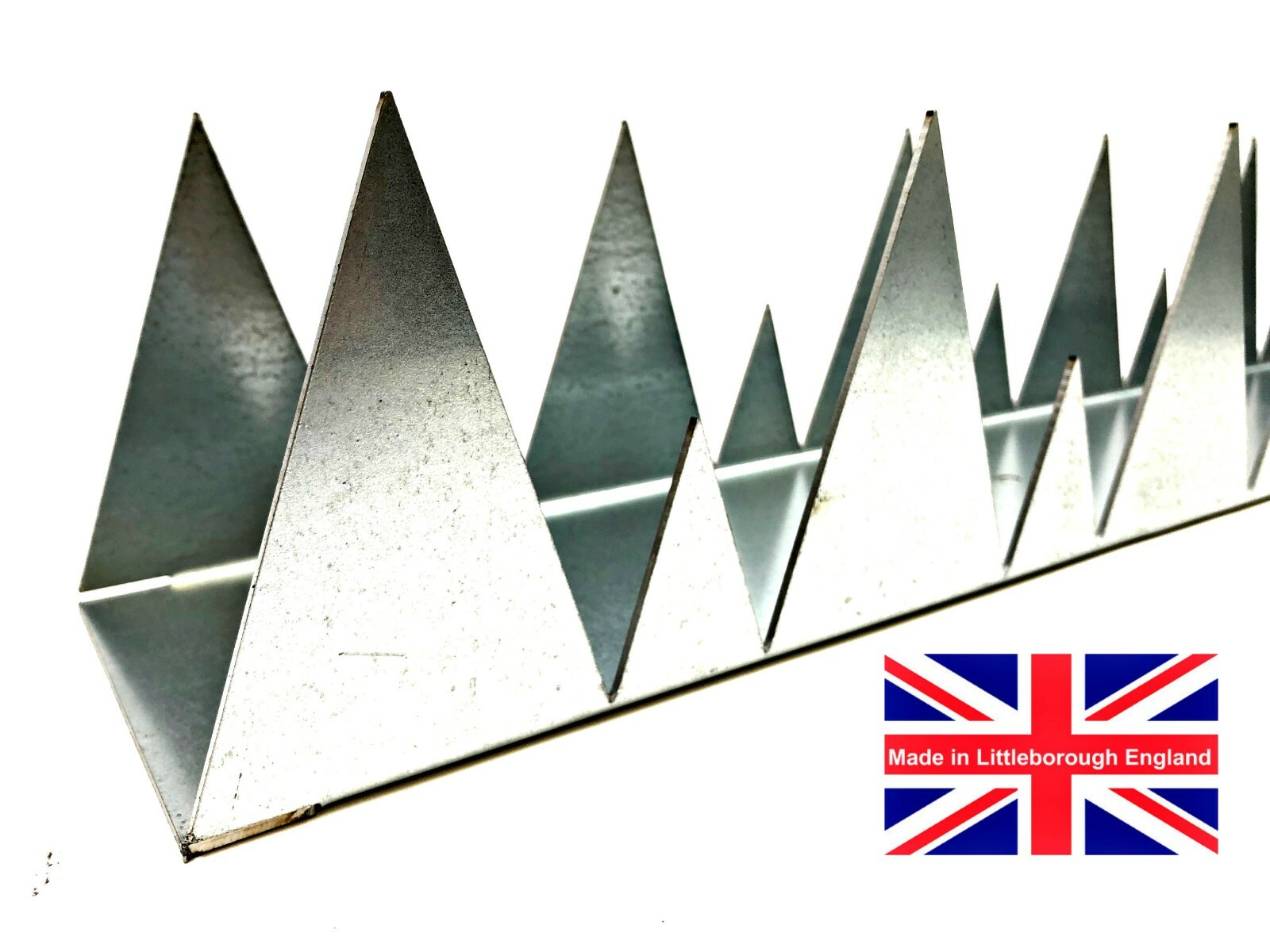 Engraved Sign - Danger Security Spikes Do not climb High risk of injury ...