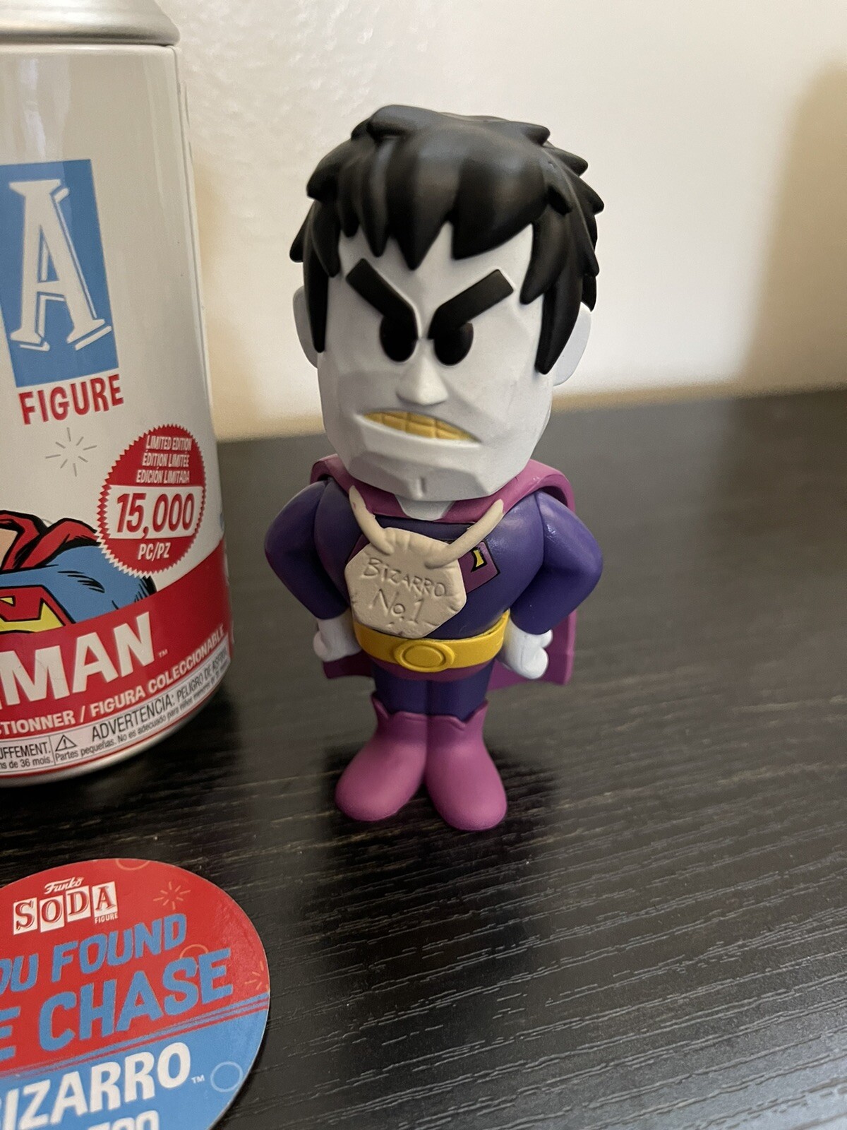 FUNKO SODA CHASE SUPERMAN AS BIZARRO 1/2500 and COMMON SUPERMAN LOT | eBay