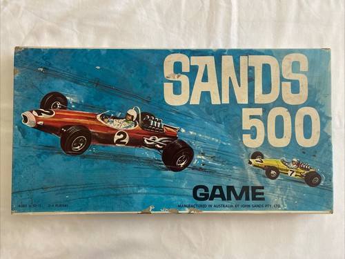 Vintage 1960s Sands 500 Car Racing Boardgame Complete Blue Version | eBay