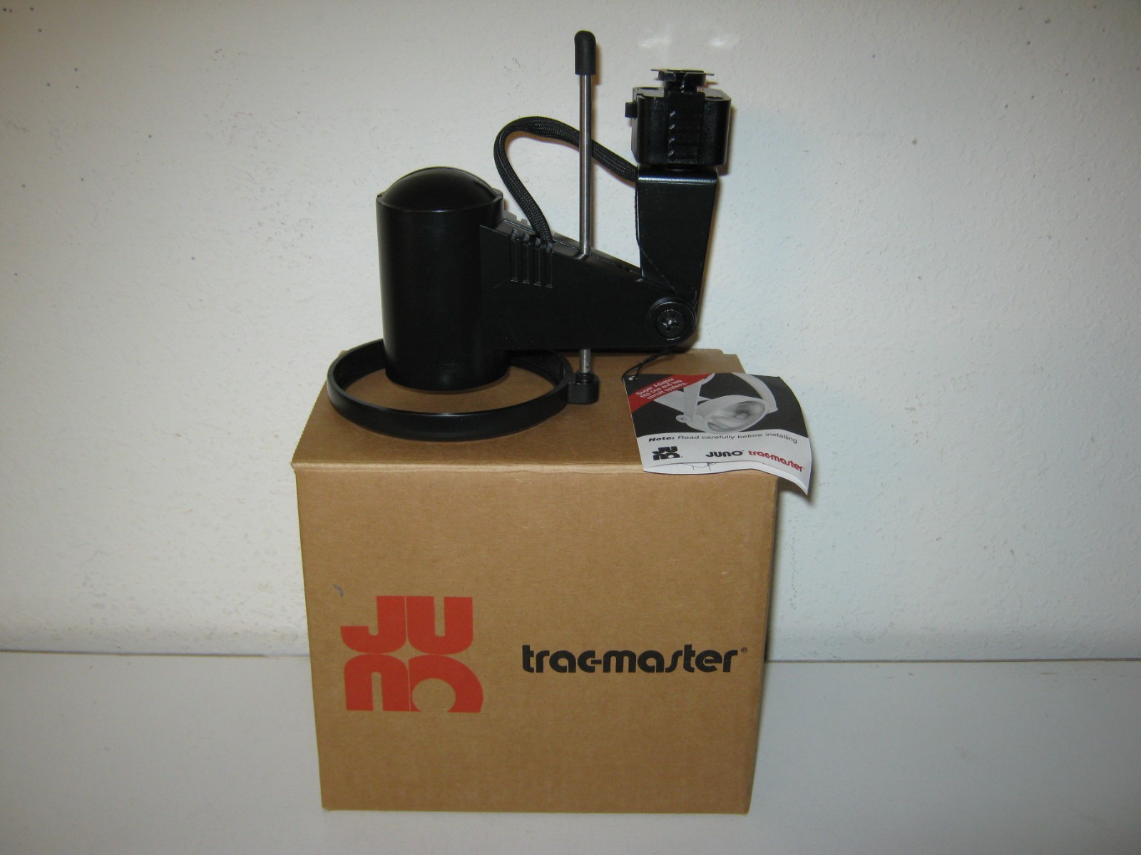 JUNO TRAC-MASTER T218 BL BLACK TRACK LIGHT LIGHTING HEAD | eBay