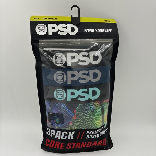 PSD Core Standard Premium Boxer Briefs 3 Pack Size Medium - New- Heat Vision | eBay