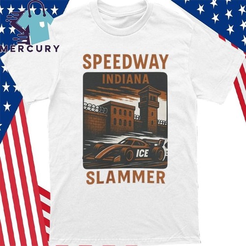 Speedway Slammer Indiana ICE Racing Fan Logo Graphic T-Shirt | eBay