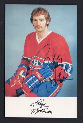 1976-77 Larry Robinson Montreal Canadiens Autographed Team Issued ...