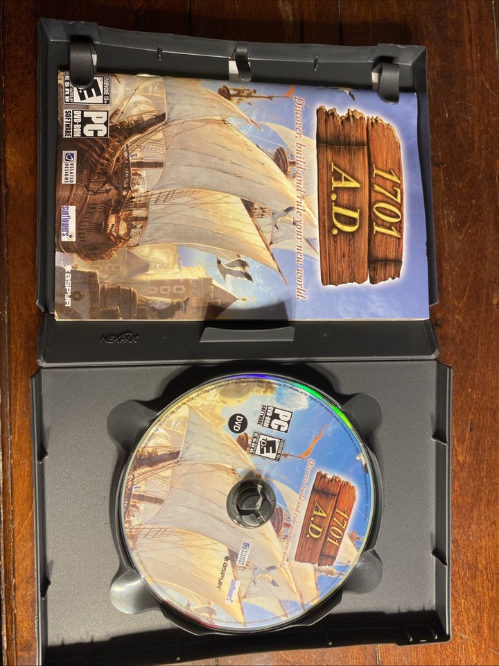 1701 A.D.: Gold Edition PC DVD-Rom 2008 Windows Strategy Game W Key ...