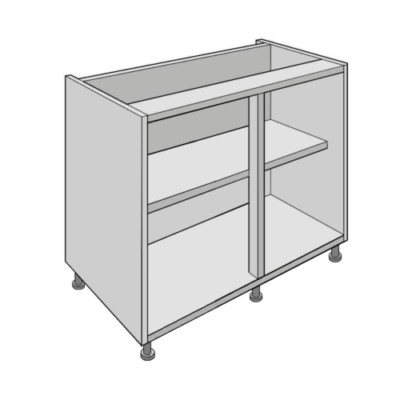 Flat Pack KITCHEN BASE UNITS -Carcass 900mm to 1200mm & Tall Fridge ...