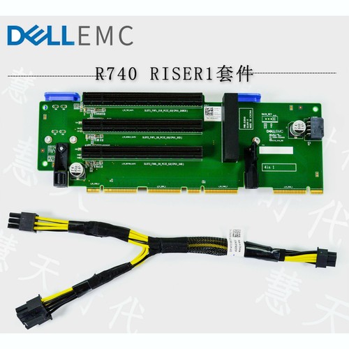 For DELL Poweredge R740 R740XD Riser1 GPU PCIE Board Card GHGTP w/Cable ...