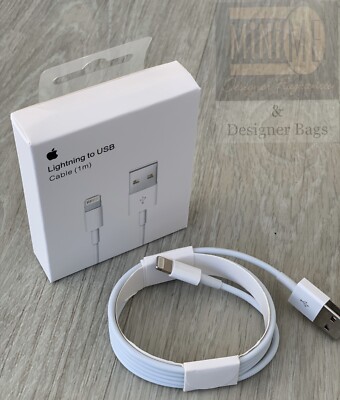 Apple iPhone Charger Cable 1M Charging Lead Lightning To USB Cable 1M ...