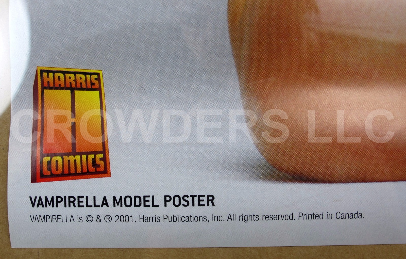 Harris Comics 2001 Maria DiAngelis Vampirella Live Model Poster 22x34 ...