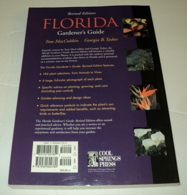 Gardener's Guides: Florida Gardener's Guide by Georgia Tasker and Tom ...