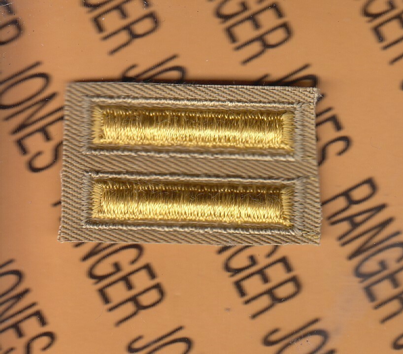 US Army WWII Khaki Combat Overseas Service Stripes 2 Bars 12 months ...