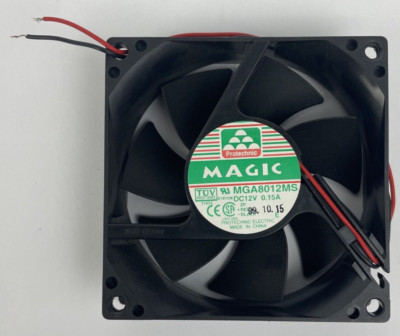 PROTECHNICS ELECTRIC MAGIC MGA8012MS DC12V 0.15A 2 - Wire Cooling Fan ...