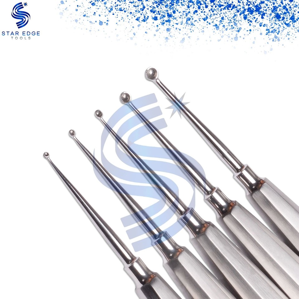 Volkmann Bone Curette Sharp Spoon Set of 5 Dental Surgical Tissue Surgery 17cm | eBay