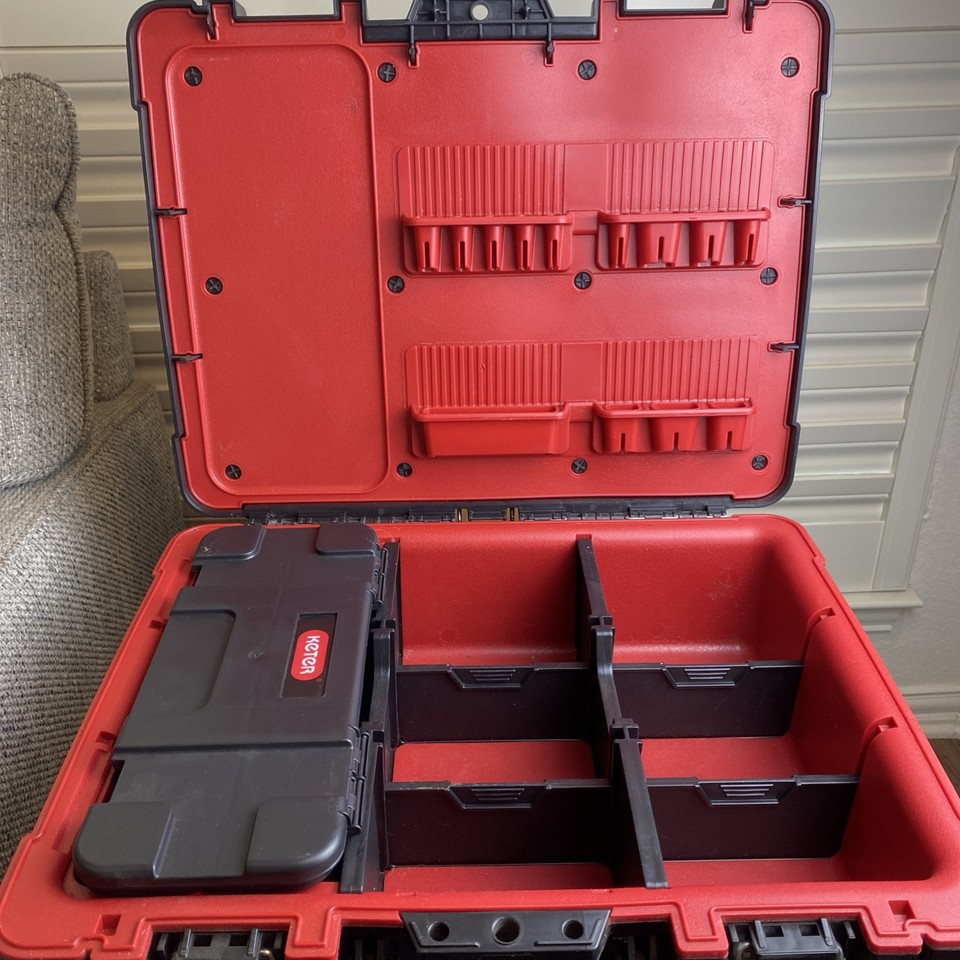 KETER Technician Electricians Tool Hard Case Equiptment Heavy Duty ...