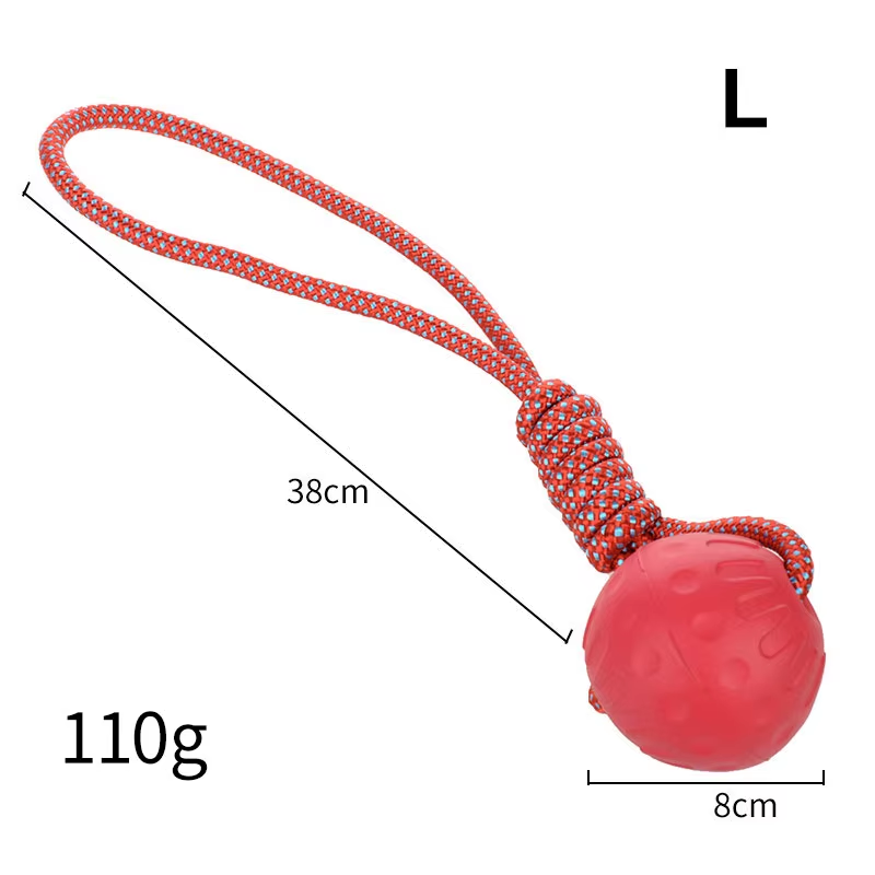 Dog Toy Rubber Ball Bite-Resistant Ball Toy for Dogs Puppy Teddy ...