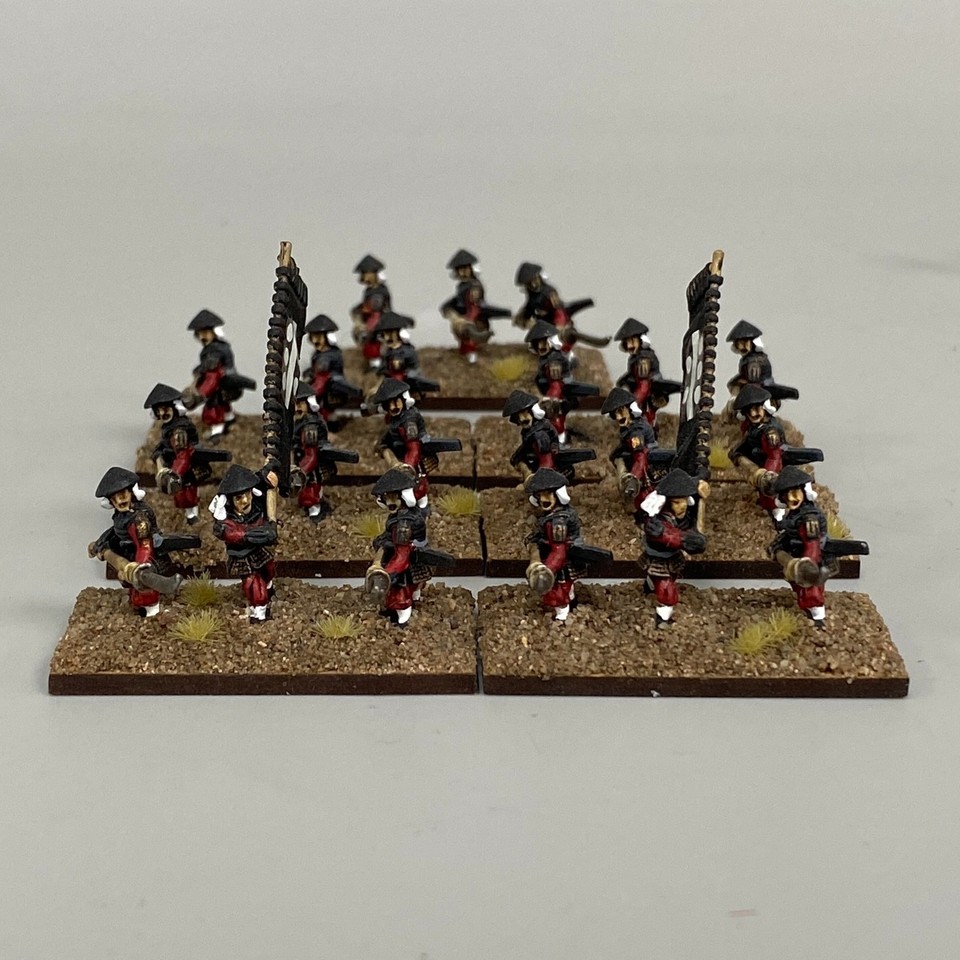 15MM SAMURAI HISTORIC MEDIEVAL FORCE ARMY WARGAMING PAINTED LANCASHIRE ...