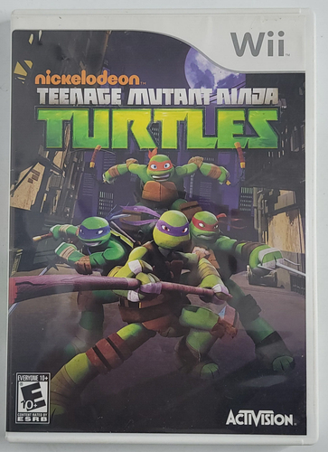 Teenage Mutant Ninja Turtles (Wii, 2013) Game Nickelodeon TMNT ...