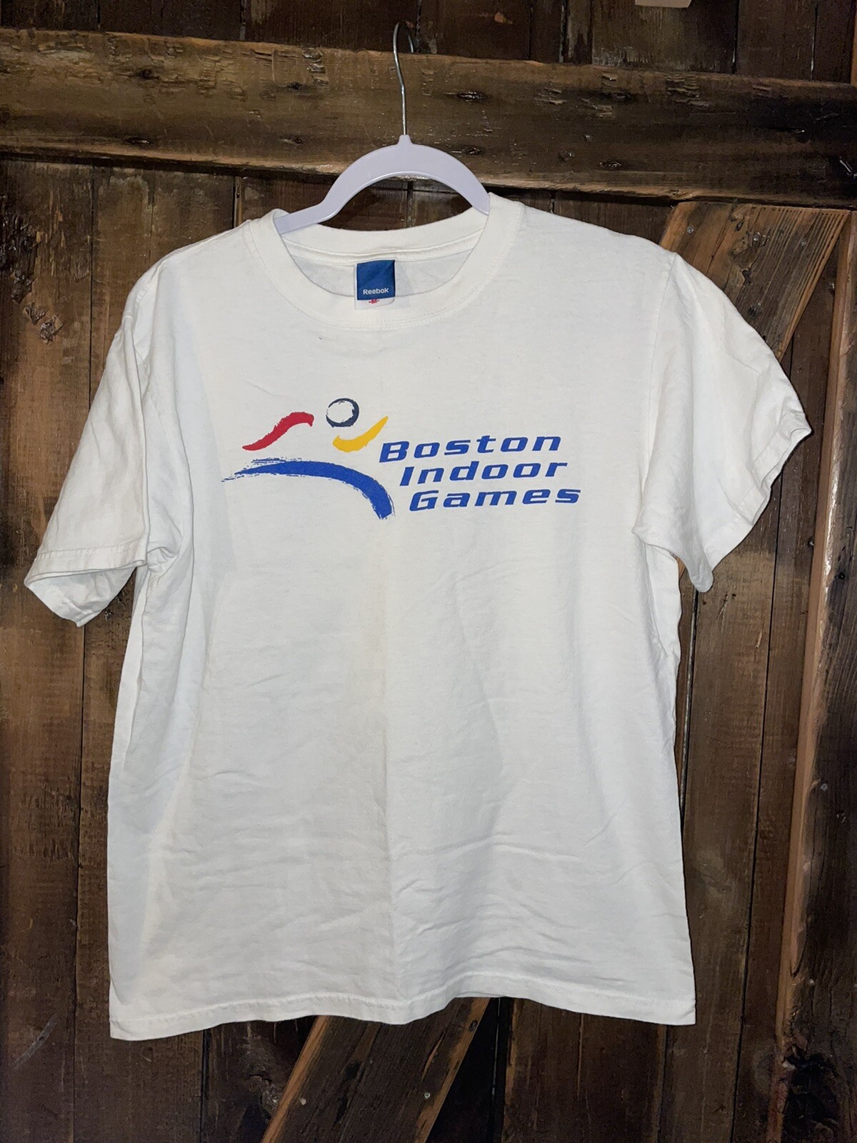 Reebok “Boston Indoor Games” vtg (late 90s) Sports T … - Gem