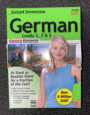 Instant Immersion Language Software German Levels 1 2 3 User edition | eBay