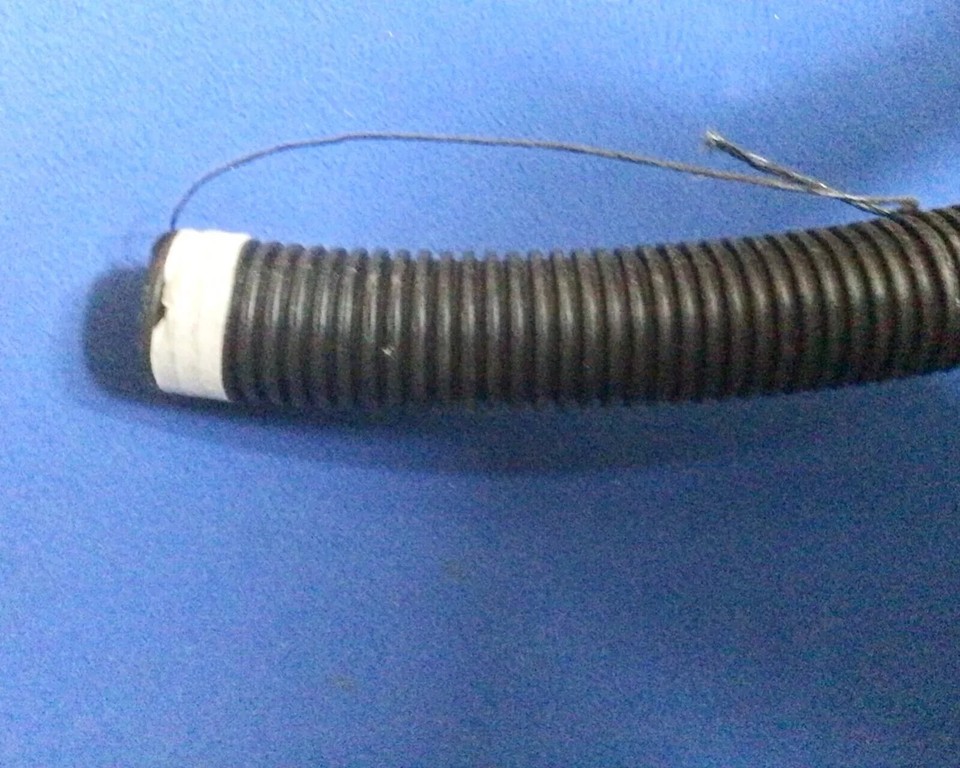 14m TWIN 63mm/50mm BLACK ELECTRIC CABLE DUCT UNDERGROUND TRENCH CONDUIT ...