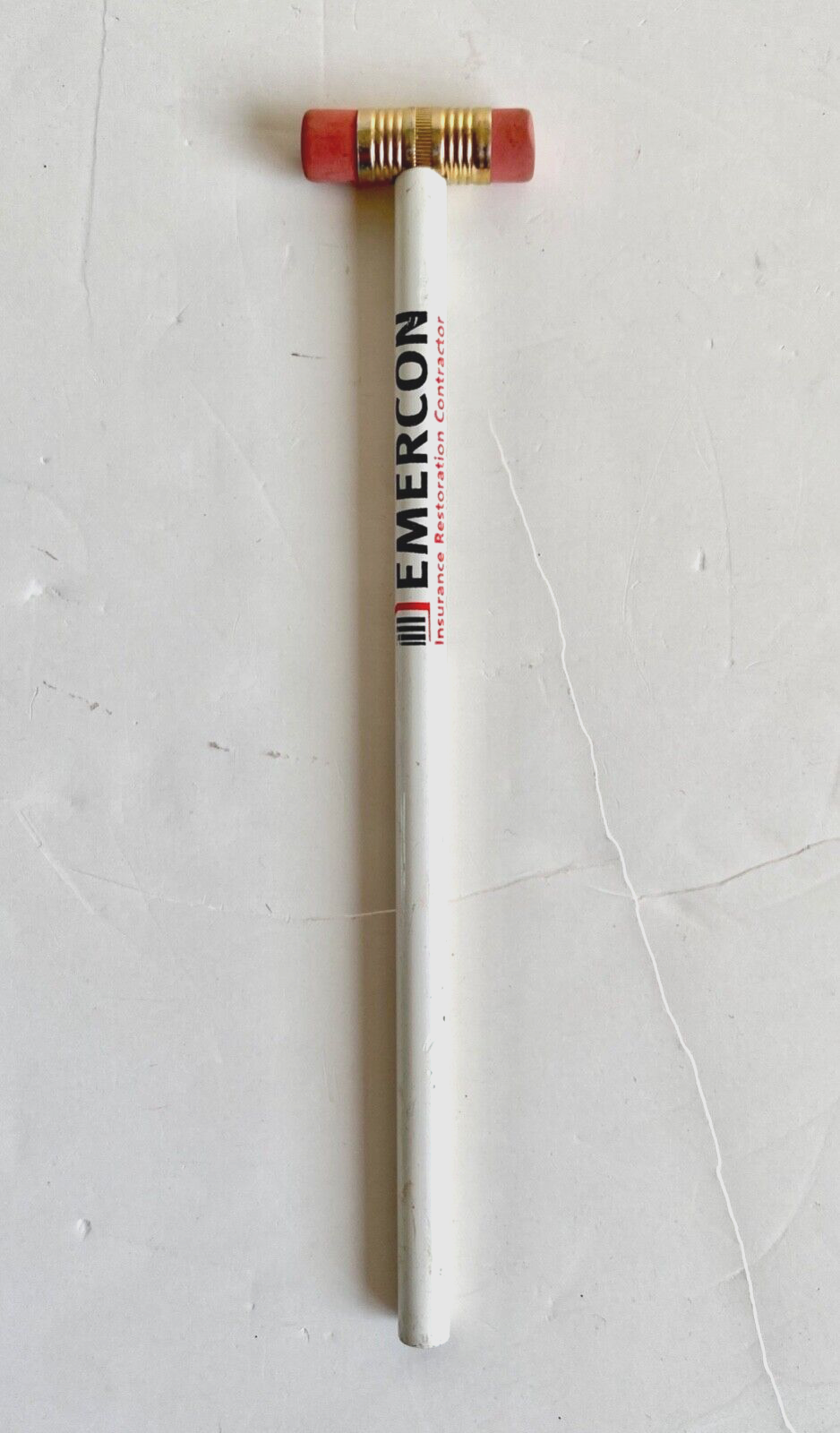 Vintage Emercon Double Eraser Promotional Pencil Insurance Restoration ...