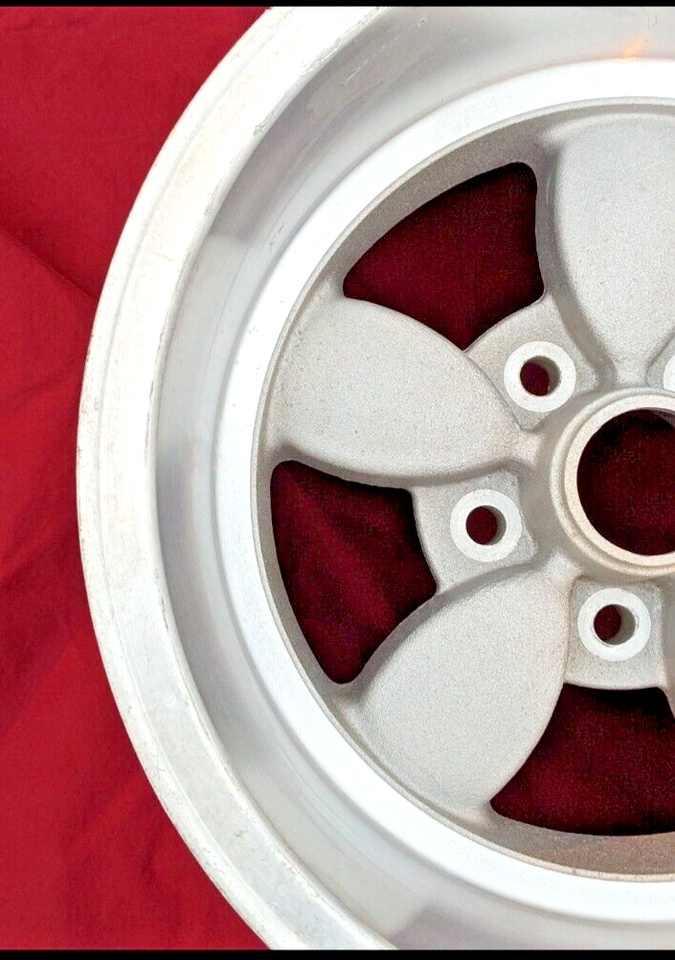 NICE VINTAGE SINGLE 15x10 DAISY STYLE WHEEL CHEVY 5 on 5 bolt pattern ...