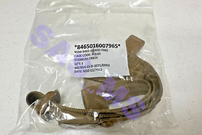 USMC STERNUM CINCH WEBBING STRAP COYOTE FOR BACKPACK RUCK SACK MOLLE ...