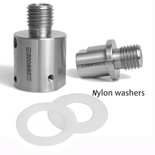 1" x 8TPI Female to 3/4"X16 TPI Male Thread Adaptor Woodworking Lathe ...