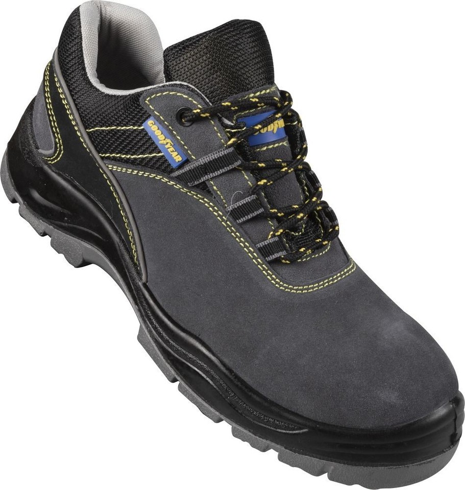 Goodyear Zapatos De Seguridad Con Metal S1P En Piel Ante Color N | eBay