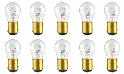 10x 1034 24v BAY15D Clear Bulb DUAL ELEMENT TAIL Turn Signal BRAKE ...