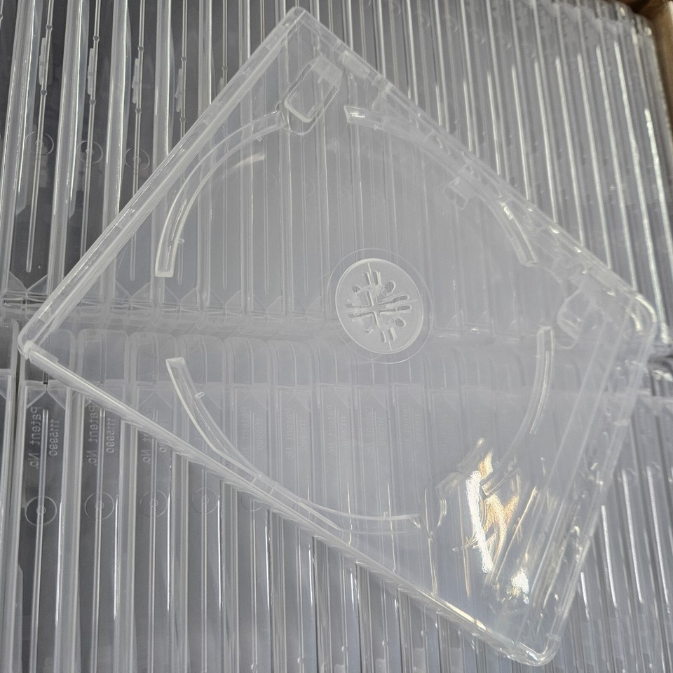 Lot Of 100 New PS3 Playstation 3 Blu Ray Clear Replacement Cases 12.5MM ...