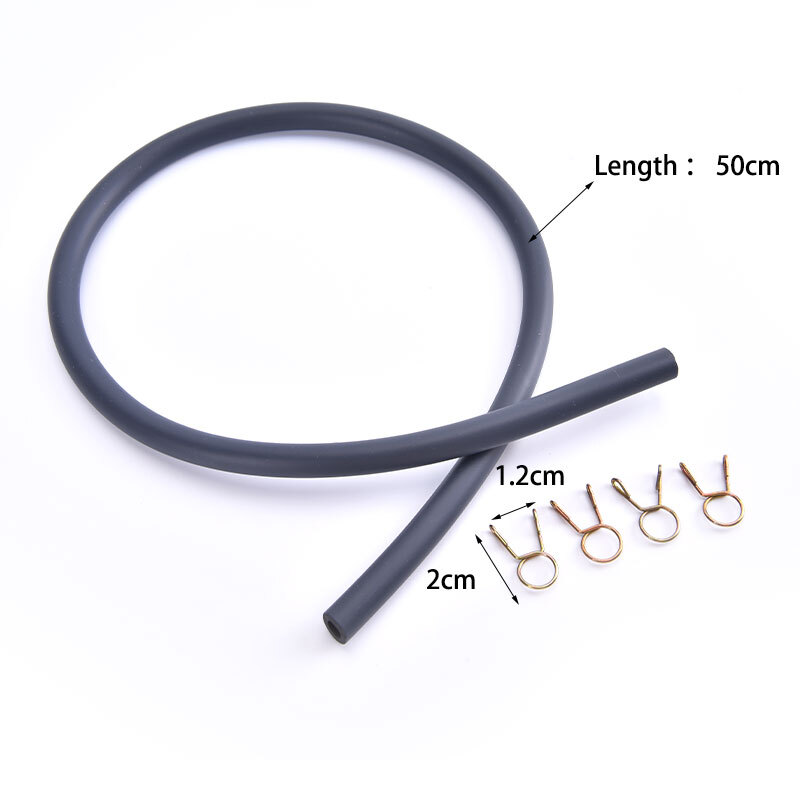 50cm 4mm*8mm Fuel tube Hose Line Petrol Pipe For Motorcycle Gas Oil F-b ...