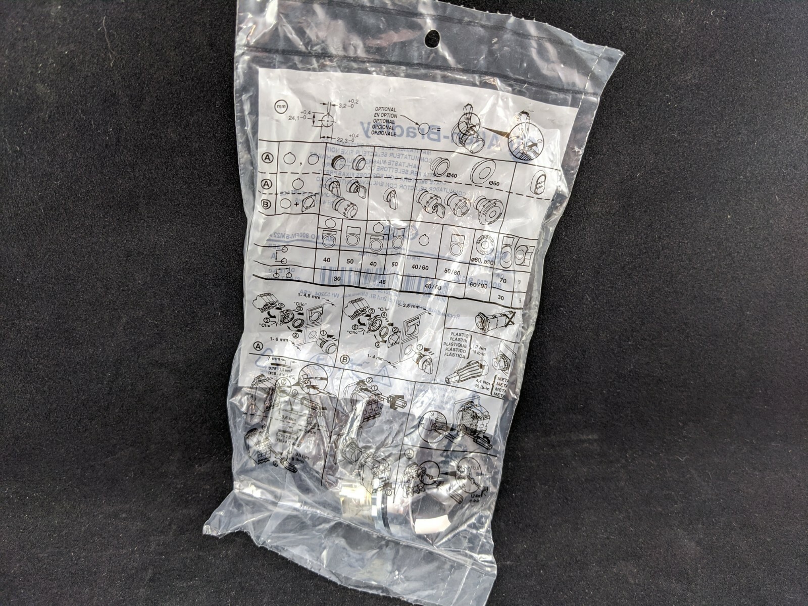 Allen Bradley 800FM-SM22 2 Position Sele. Switch Metal Maintained ...