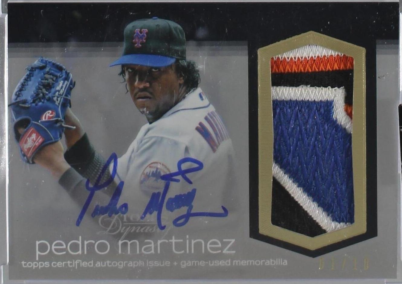2018 Topps Dynasty - Autograph Patches Pedro Martinez #AP-PM8 /10 (AU ...