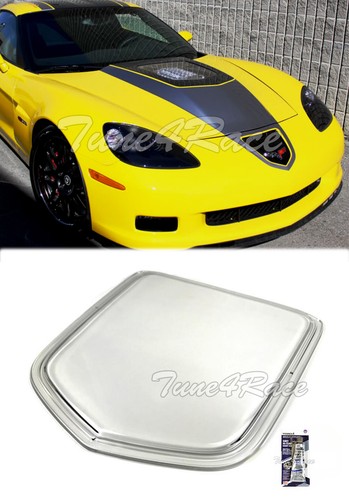 For 05-13 Corvette C6 ZR1 Style Front Hood Window Insert Replica ...