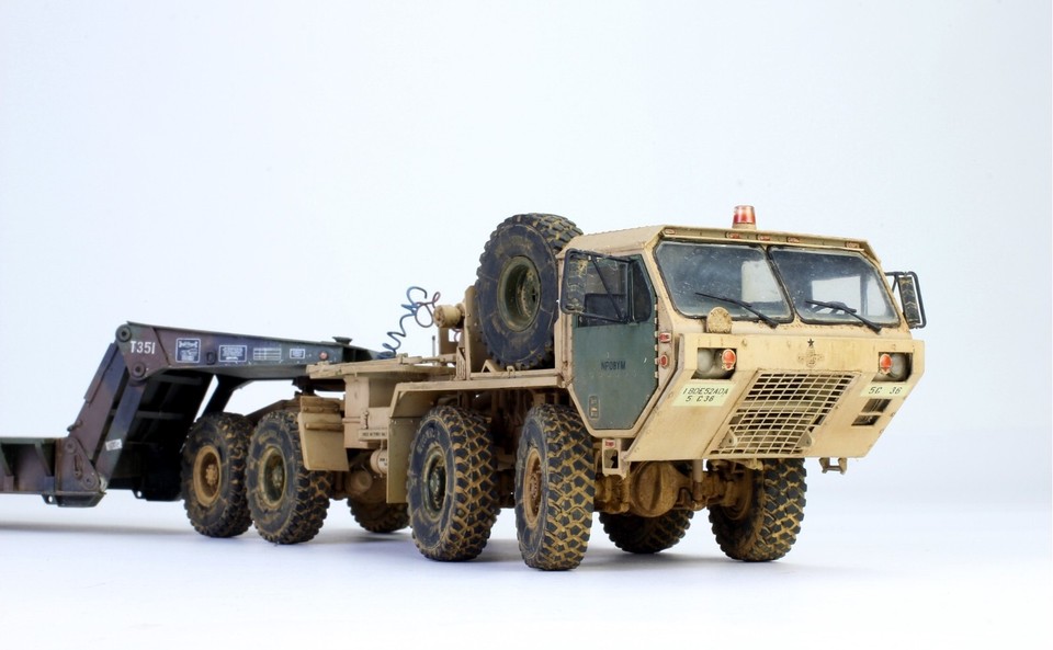 PreSale 1:35 ProBuilt M983A2 HEMTT Tractor with M870A1 Semi Trailer | eBay