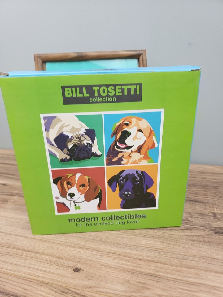 Bill Tosetti Collection Yellow Lab Wall Clock #15359 Ceramic | eBay