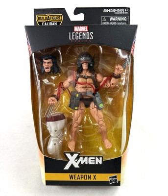 Weapon X Wolverine Marvel Legends Figure New X-Men Caliban BAF Wave ...