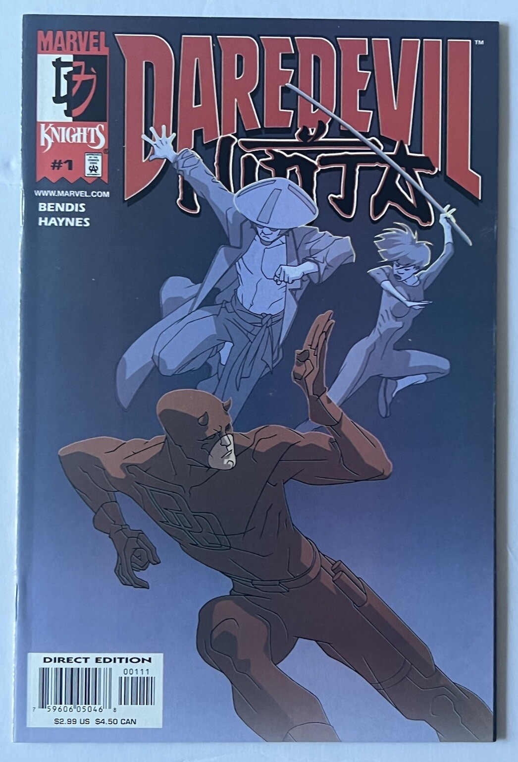 Daredevil Ninja #1 Comic Book 2000 NM- Brian Michael Rob Haynes Marvel ...
