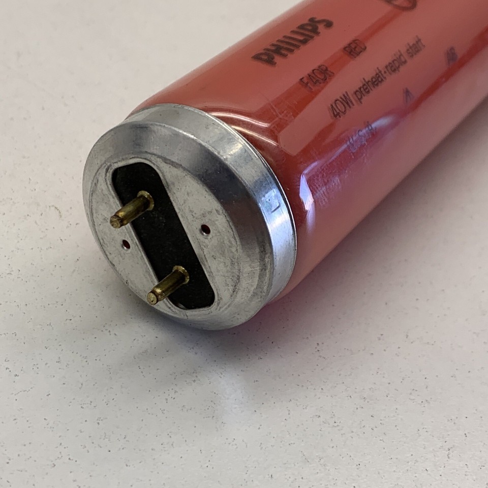 (4-Pack) Philips F40R Red Fluorescent Rapid Start Lamp Light Bulb ...