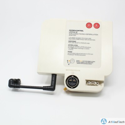Physio-Control LifePak 9P Defib-Adapter 806571-00 Quick Combo Adapter ...