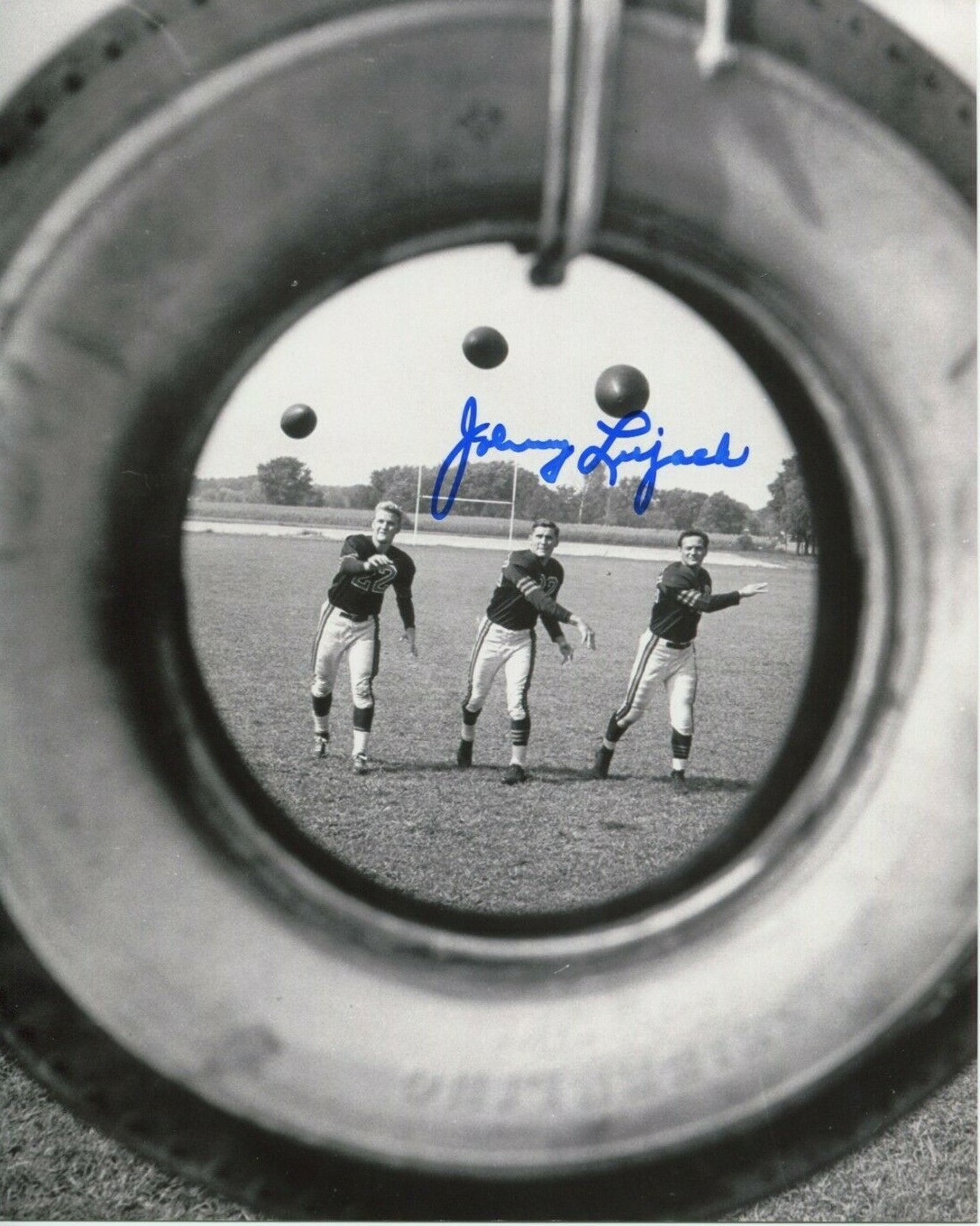 Johnny Lujack Heisman Notre Dame Irish signed 8x10 photo auto autograph ...