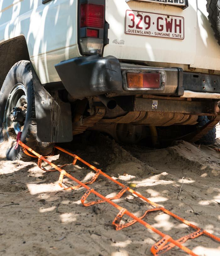 Genuine BOG OUT 4WD Recovery Gear 4x4 TWIN KIT "Turns Wheels to a Winch ...