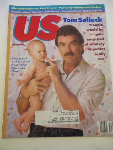 Tom Selleck, Pam Dawber, - Us Magazine 1987 | eBay
